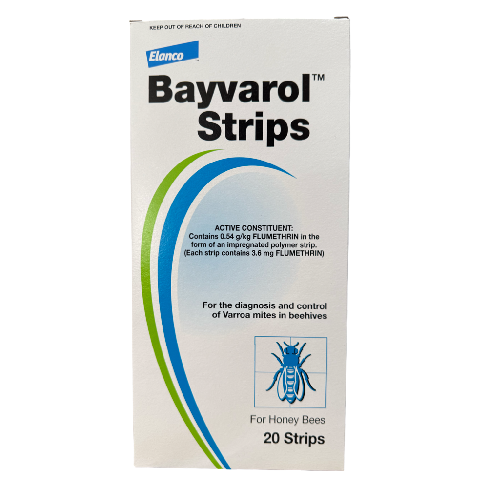 Bayvarol - Varroa Treatment - 20 Strips – Waggle & Forage