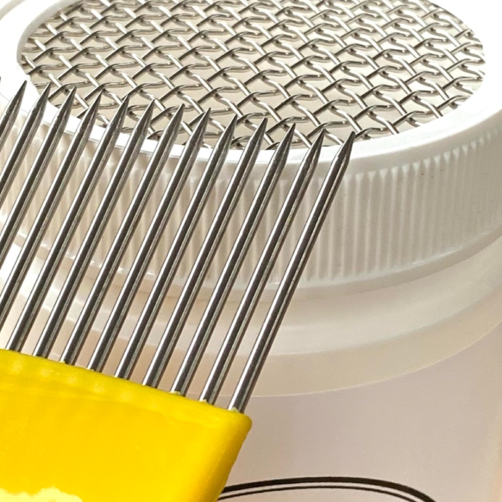 Varroa Biosecurity Test - Sugar Shake & Drone Uncapper – Waggle & Forage