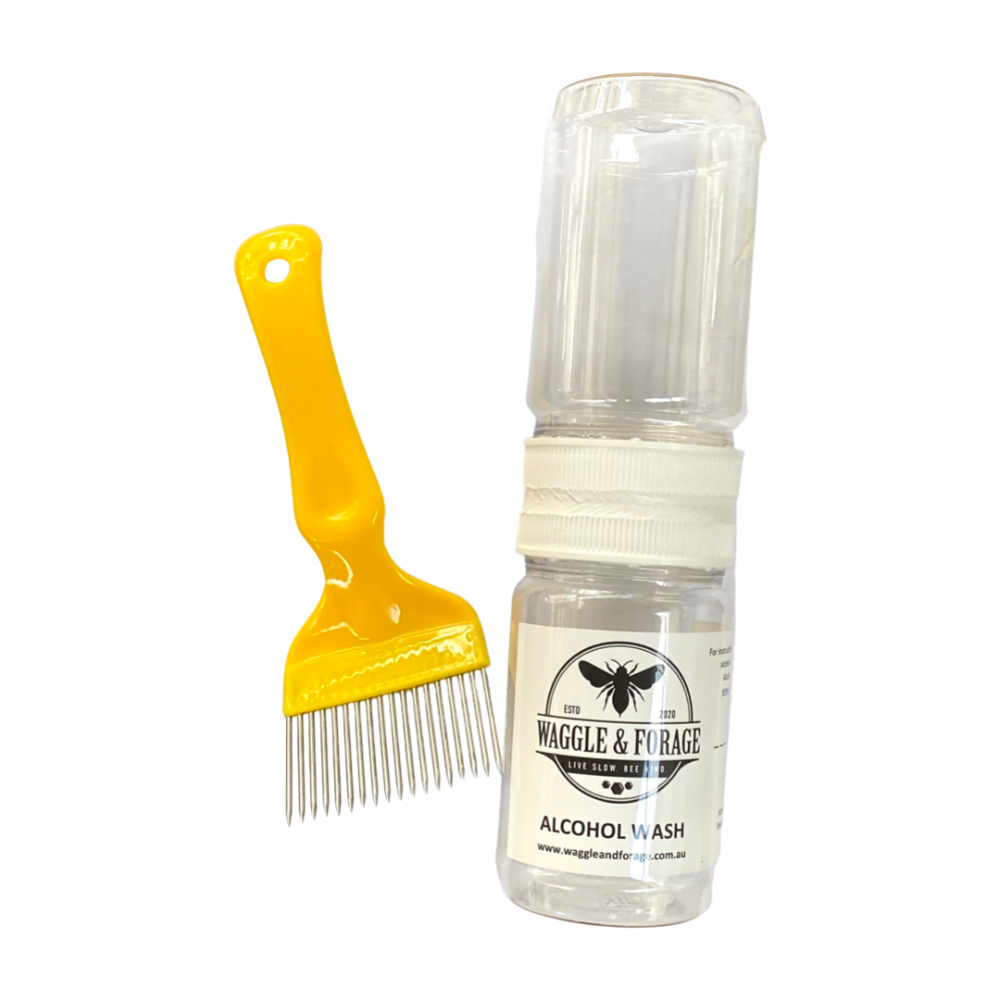 Varroa Biosecurity Test - Alcohol Wash & Drone Uncapper – Waggle & Forage