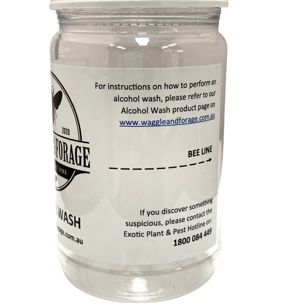 Varroa Biosecurity Test - Alcohol Wash & Drone Uncapper – Waggle & Forage